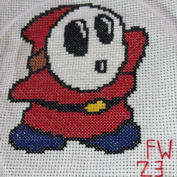 Princess Peach (paper Mario) Cross Stitch Pattern - Etsy