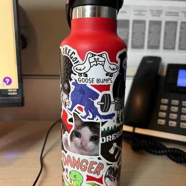 Goose Bumps Sticker, Funny Sticker, Goose Sticker, Funny Meme Decal for ...