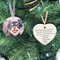 Personalised Our First Christmas Together Wood Photo Frame, 1st ...