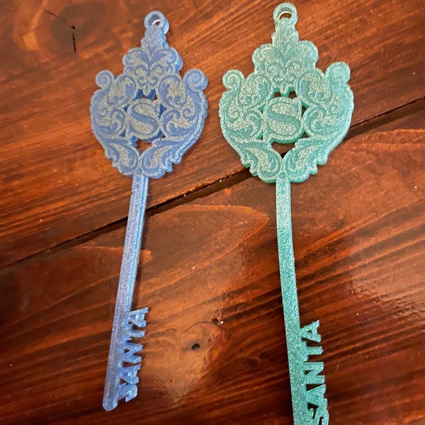 Santa’s Magic Key Silicone Mold. Silicone Mould for Resin Craft. Magic ...