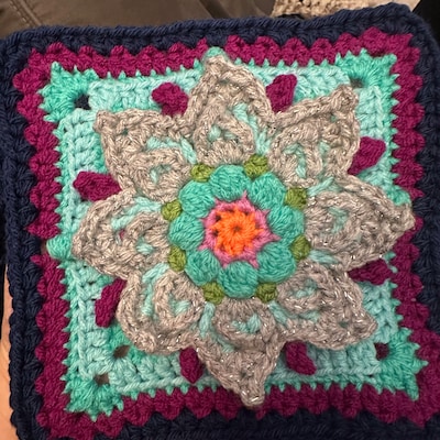 Crochet Duck Square Pattern // Duck Granny Square Motif // Crochet Duck ...