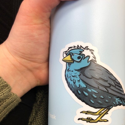 Birdie Sanders Sticker / Vinyl / Laptop Sticker / Small Bumper Sticker ...