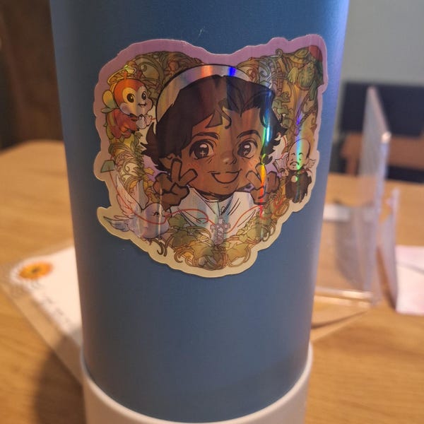 CONCLAVE Pope Innocent XIV Vincent Benitez Holographic Chibi Sticker - Etsy