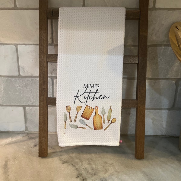 Custom Kitchen Dish Towel, Tea Towel, Custom Towel Kitchen Décor ...