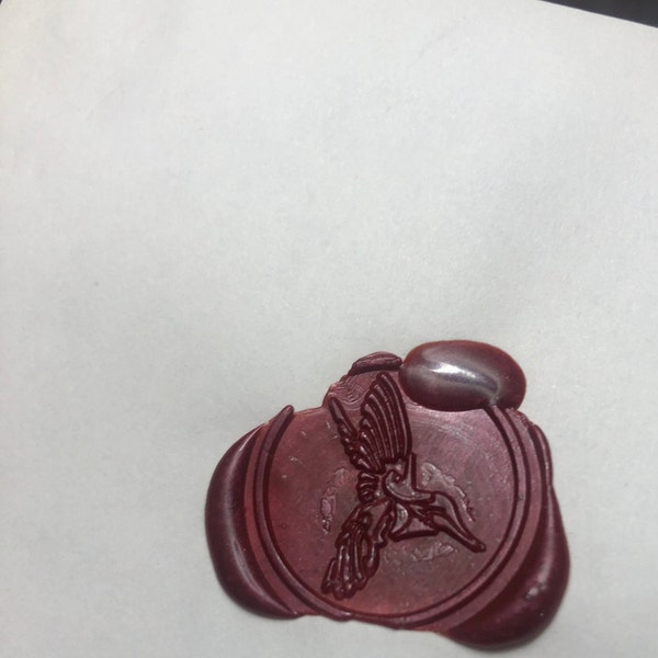 Hummingbird Wax Seal Stamp, Custom Wax Seal Kit, Wax Stamp, Sealing Wax ...