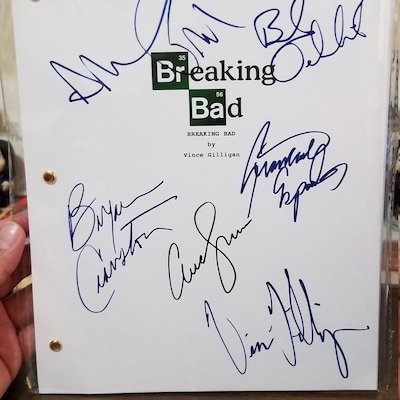 Breaking Bad TV Signed Script Autograph Screenplay Walter White, Jesse ...