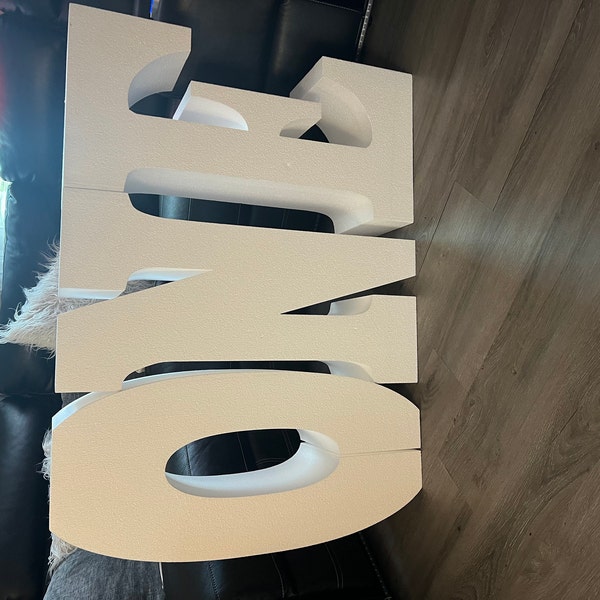 Large ONE Letters | Table Base | Birthdays | Party Decorations - Etsy