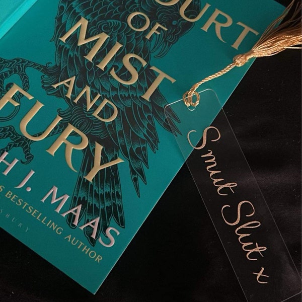 Customised Acronym Bookmark Personalised Bookish Gift Booktok Stocking ...