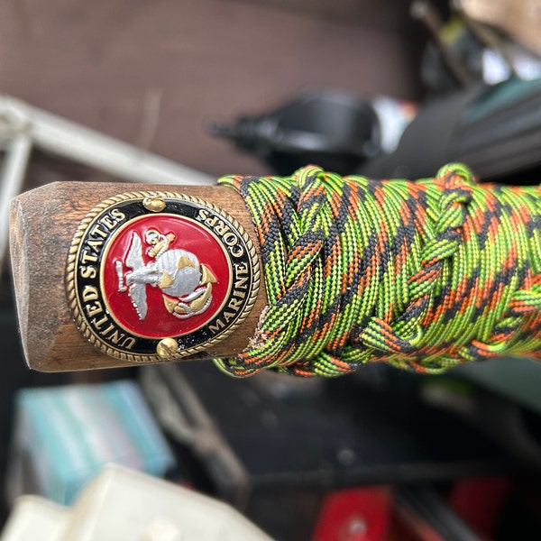 United States Marine Corps Hiking Stick Medallion - Etsy