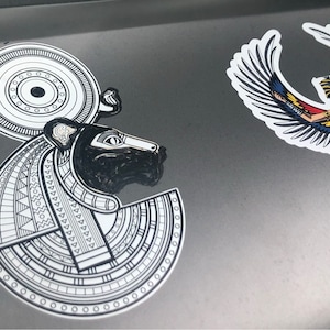 Bastet Egyptian Cat Goddess Sticker Sekhmet Sticker Ancient Egypt ...