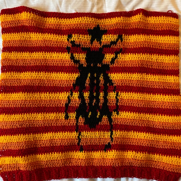 Spiral Bug and Star Crochet Tapestry Pattern- Insect Tapestry - Etsy