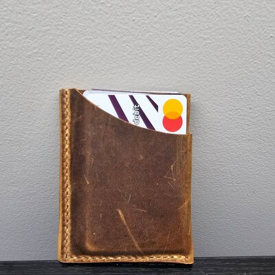 Minimalist Slim Wallet Template , DIY EDC Leather Wallet PDF Pattern - Etsy