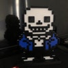 Undertale Sans Figure Stand 3D Printed Figurine, Gaming Desk Accessory ...