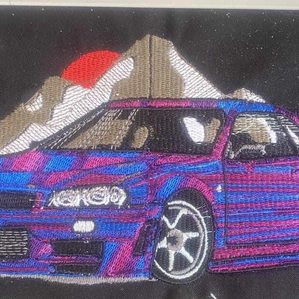 Machine Embroidery Designs, Car - Etsy