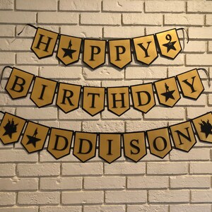 Hamilton Birthday Banner, Hamilton Musical Inspired Birthday Banner ...