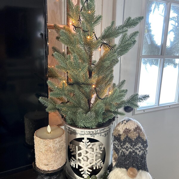 100 Count Light String / Strand / Set Brown Cord Clear Teeny Rice Light ...