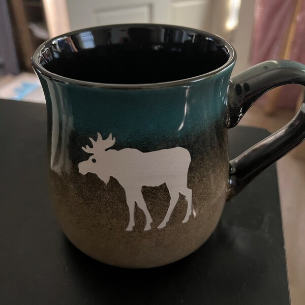 Sandblasted 16 Ounce Michigan Roots Coffee Mug/cup Rust to Beige - Etsy