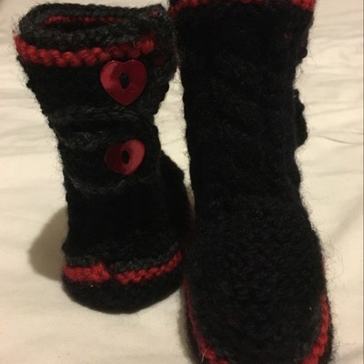 Knitting Pattern PDF File Winter Baby Boots 0-6/6-12 - Etsy