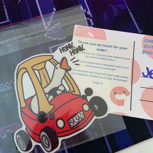 Goose Road Rage Transparent Vinyl Sticker// Meme Goose Sticker Vinyl ...