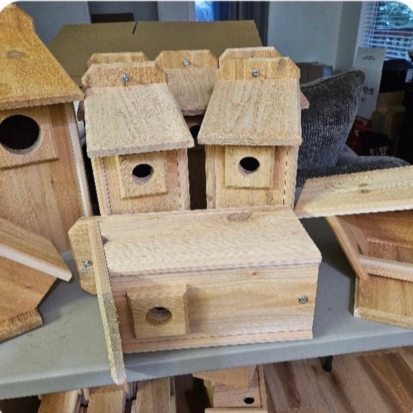 4 Cedar Dove Nesting Boxes - Etsy