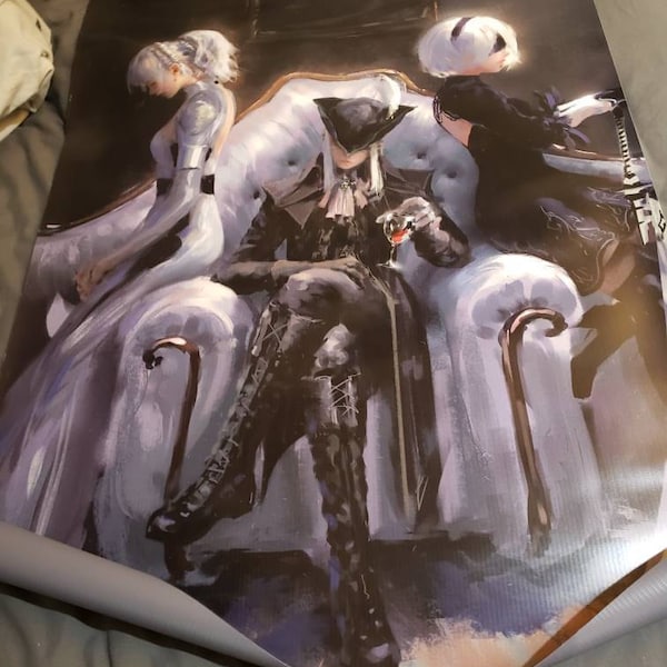 Lady Maria, 2B, Luna "queens" Art Print (L Poster or XL Vinyl Canvas ...