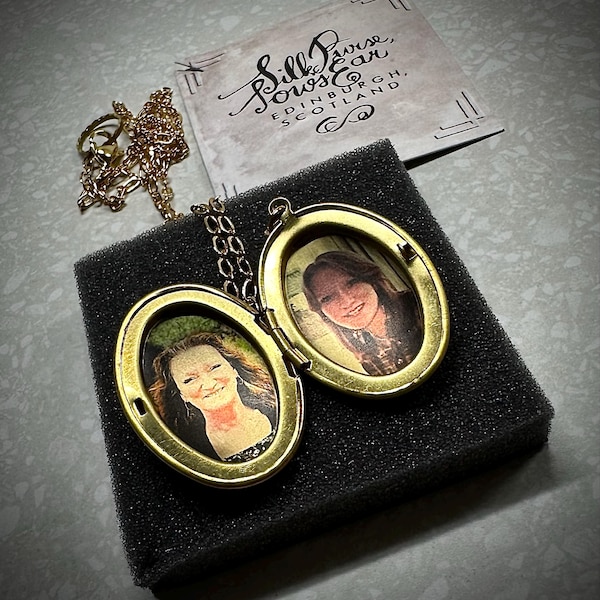 Sterling Silver Art Deco Locket, Personalised Round Photo Locket, 1920s ...