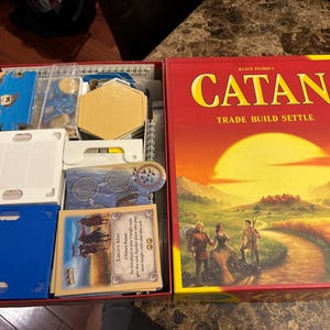 Organizer for Catan Seafarers 5-6 Player Extensions With Player Trays ...