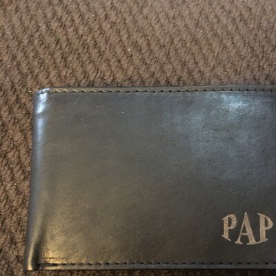 Custom Personalized Laser Engraved Monogram Anodized Aluminum RFID ...