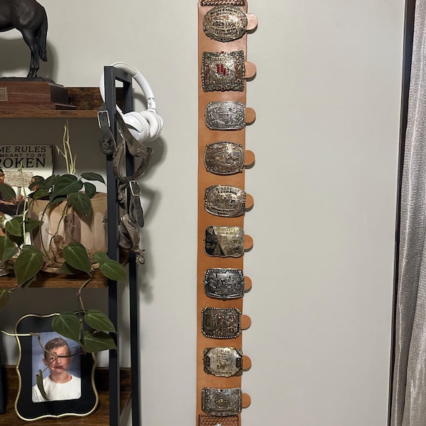 5 - Trophy Buckle Display - Etsy