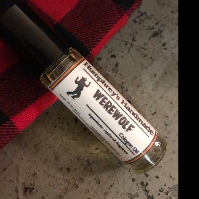 WEREWOLF Men's Cologne Oil, Roll on Cologne, Citrus, Cedar, Vetiver ...
