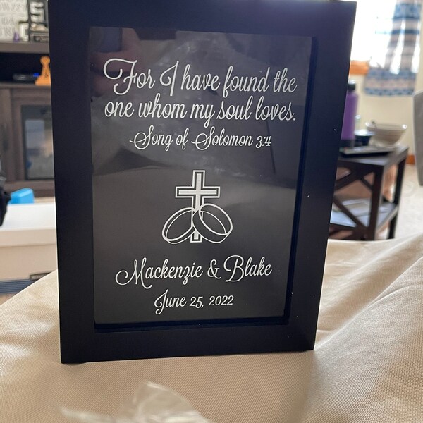 Unity Sand Set for Wedding, Sand Ceremony Shadow Box, Unity Sand Frame ...