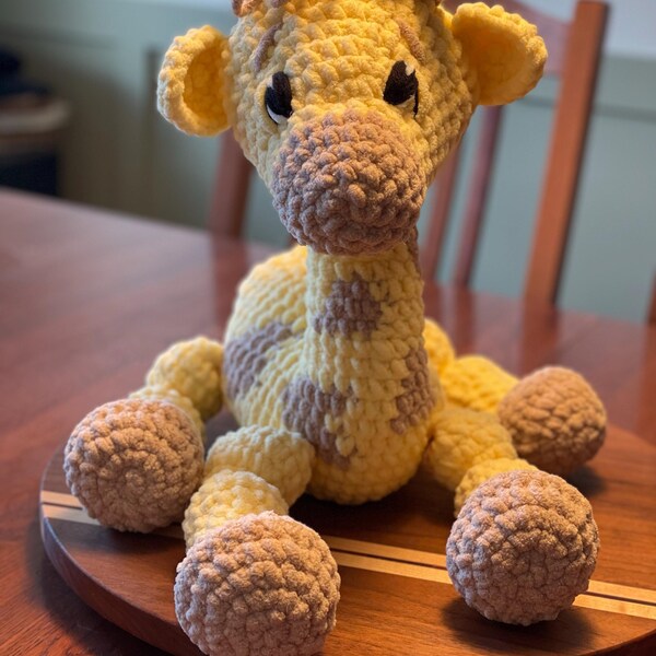 LOW SEW Giraffe Crochet Pattern Giraffe Amigurumi Pattern DIY Crochet ...