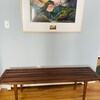 Mid-century Modern Bench, Solid Wood Bench, Dining Set Bench - Etsy UK