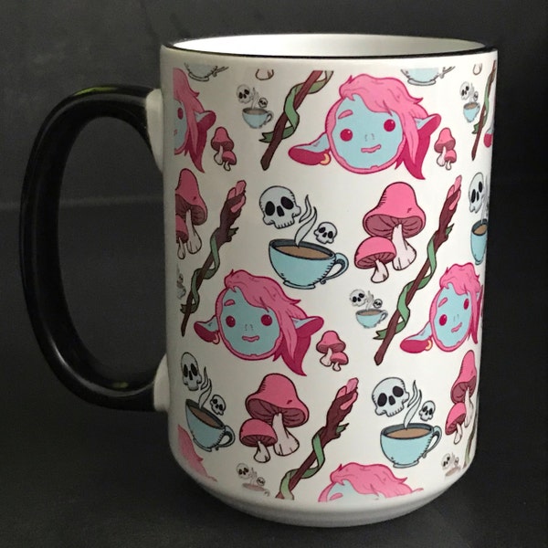 Caduceus Pattern Mug, Critical Role Themed Mug - Etsy