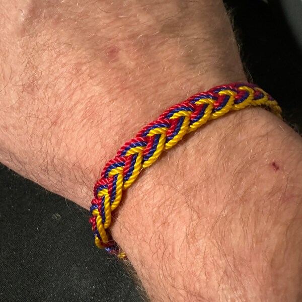 Colombian Bracelet. Colombia Colors Bracelet. String Bracelet. Team ...