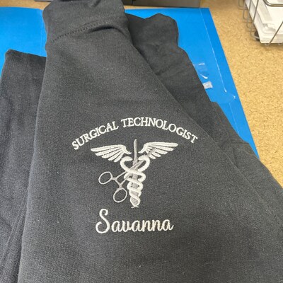 Healthcare Nurse Jacket RN Jacket Sweatshirt Embroidered Medical ...