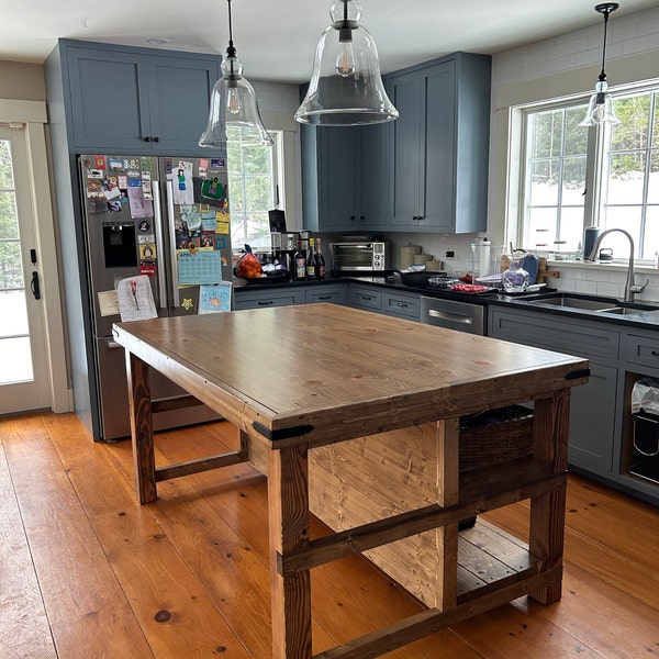 Custom Kitchen Island - Etsy