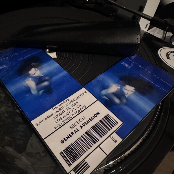 Physical Ticket Custom Personalized Laminated Concert Event Ticket ...