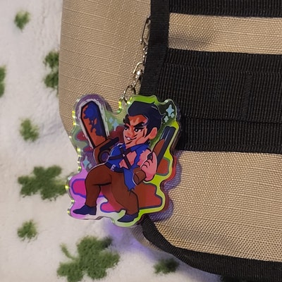 Evil Dead ASH WILLIAMS 2.5 Iridescent Acrylic Keychain - Etsy