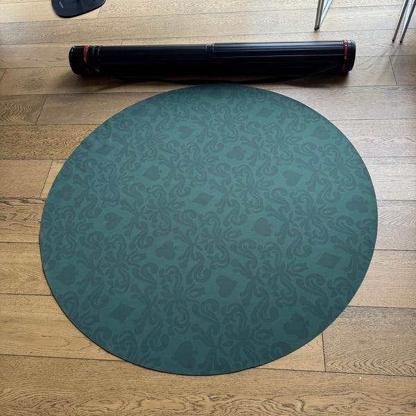 Green Poker Table Mat / Card Mat Multiple Sizes! Perfect for Card Games ...
