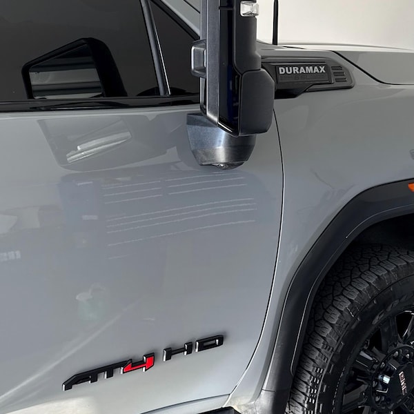 NEW Overlay Red Black AT4 HD Overlay Emblem Sierra Fit 2019-2026 GMC ...
