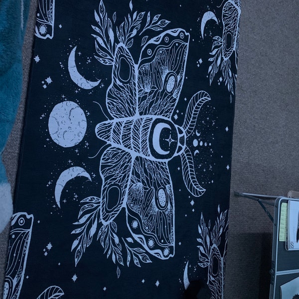 The Moth Rug Starry Night Firefly Area Rug Butterfly Floor Mat Bohemian ...