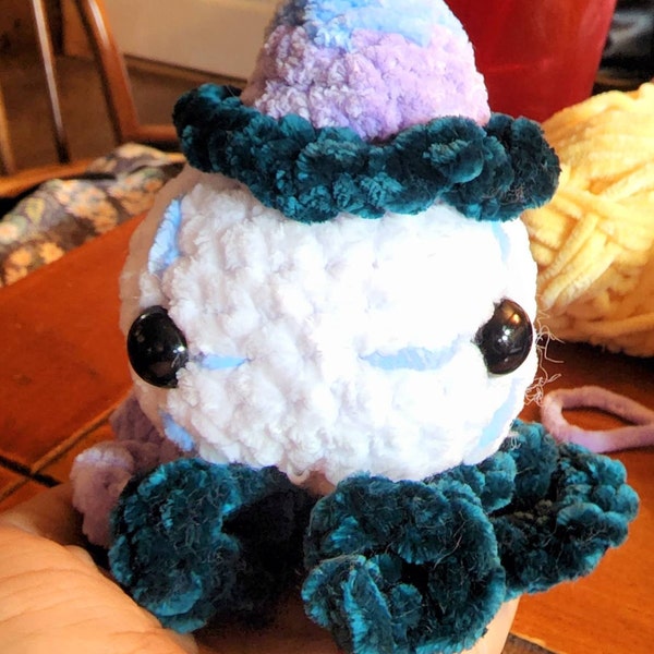 Bumble Bee Honey Pot Turtle Crochet Plushie - Size Medium - Cute Yellow ...