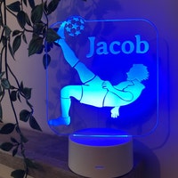 Personalised Football Night Light| Football Night Lamp | Children's ...