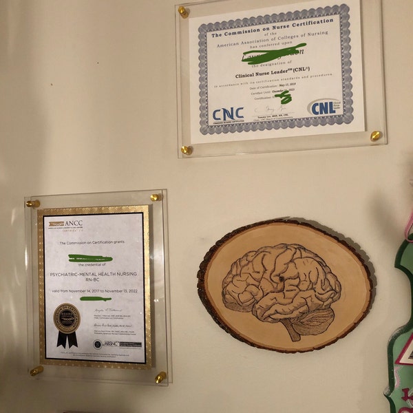 Frame Clear Acrylic Double Panel Diploma Document Certificate ...