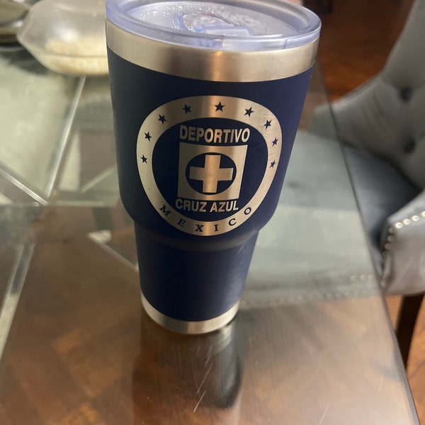 Cruz Azul Laser Engraved 30 Oz Tumbler: Soccer Fan Gift - Etsy