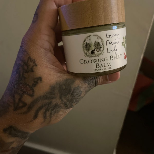 Growing Belly Balm, Stretch Mark Balm, Pregnancy - 2 Ounce - Etsy