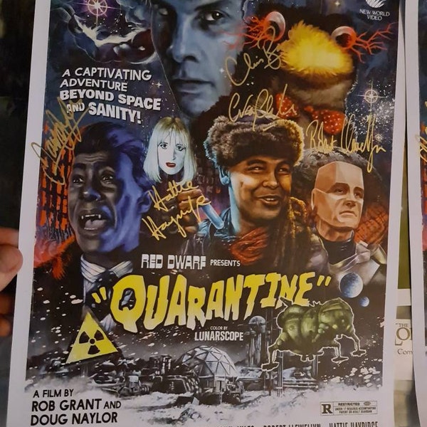 Affiche ancienne A3 signée Father Ted Speed 3 en édition limitée. Art ...