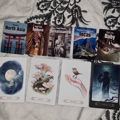 Past Life Oracle Deck From the Soul Reflection - Etsy