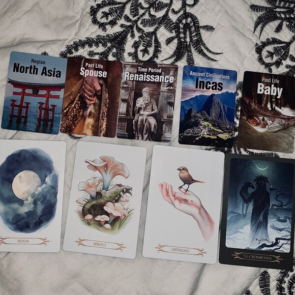 Past Life Oracle Deck From the Soul Reflection - Etsy